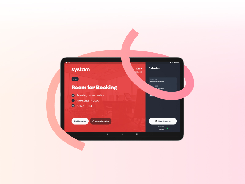 Room Booking and Meeting Room Displays | Systam Rooms